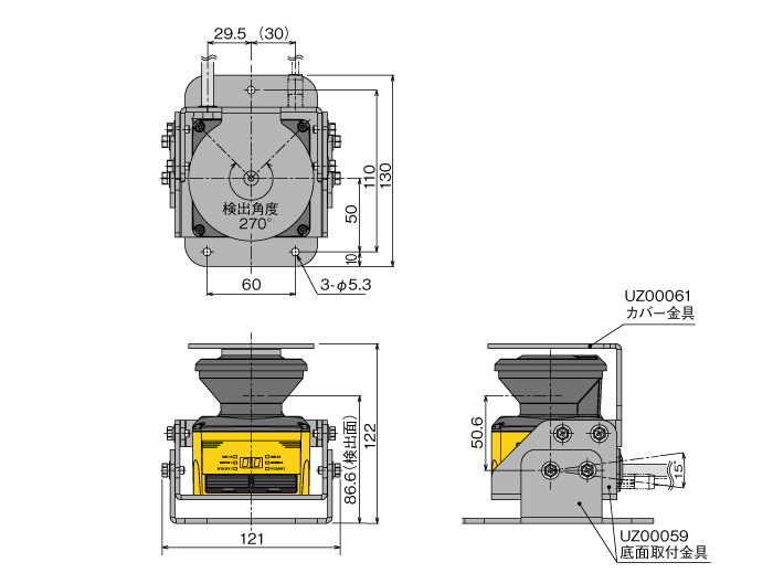 UAM-05LPA-T301/T301C | 製品一覧 | 測域センサ | エリア設定タイプ | 北陽電機株式会社 | 光データ装置、センサ ...